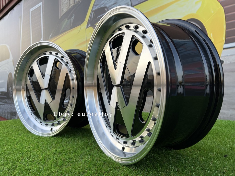 New 17 inch 5X112 DEEP DISH JDM RR style wheels for VW GOLF CADDY ...