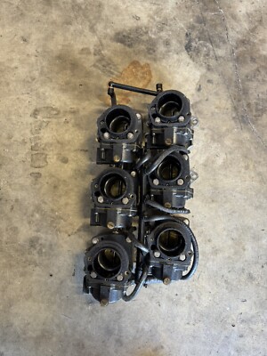 Johnson Evinrude 200 Carbs Carburetors Set assmebly V6 250 225 200hp ...