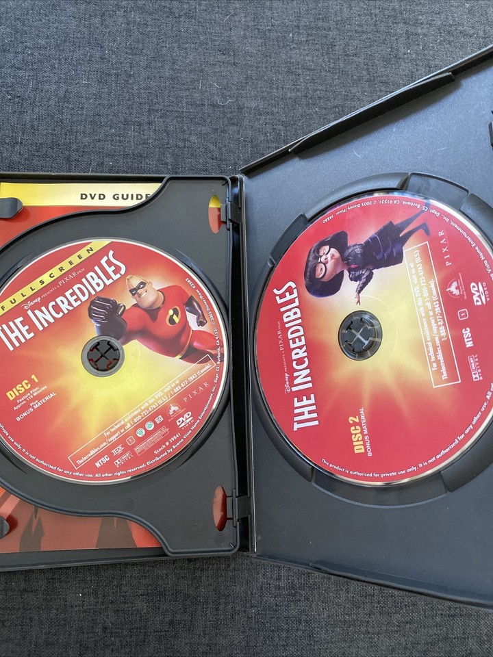 The Incredibles (DVD, 2-Disc Set, Fullscreen, Collectors Edition ...