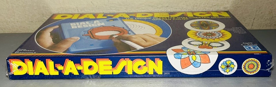 Vintage 1979 Hasbro DIAL-A-DESIGN Creative Art Cassette Color Drawing ...