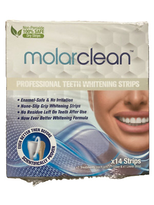 MolarClean professional Teeth Whitening Strips - 14 strips | eBay UK