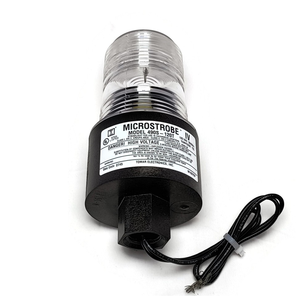 Tomar Microstrobe 490S-120T Strobe Light. White. Made in USA | eBay