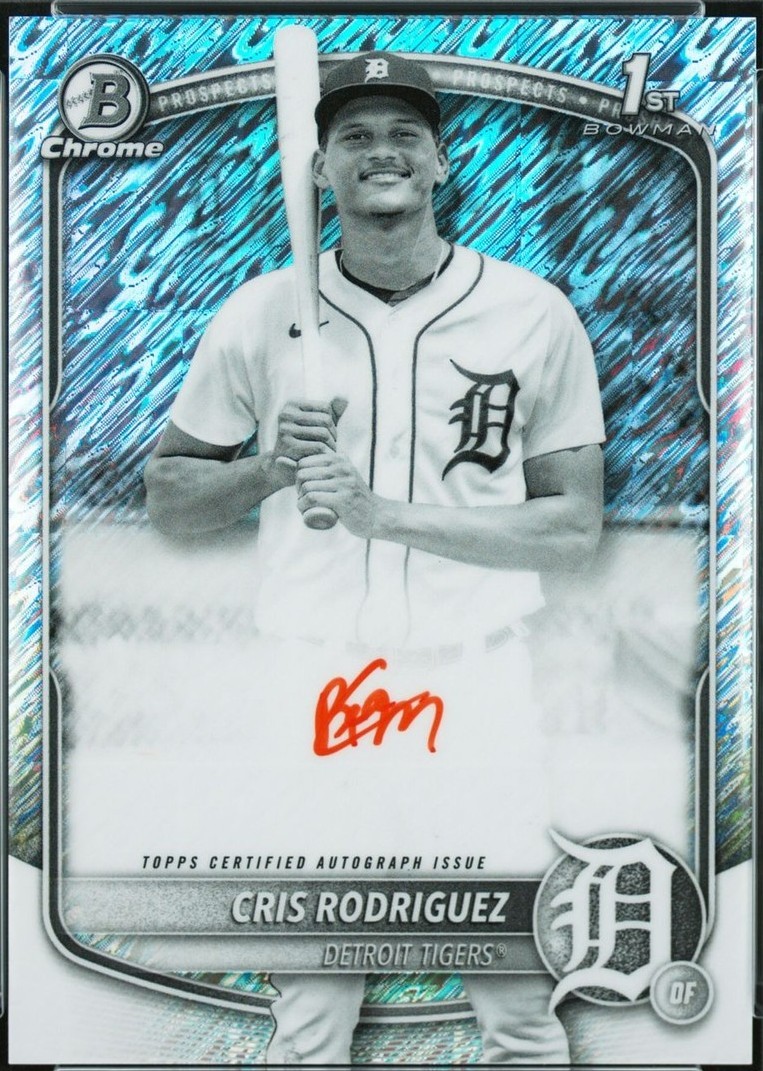 2025 Bowman Chrome - Prospect Autographs Cris Rodriguez, Cris Rodriguez ...