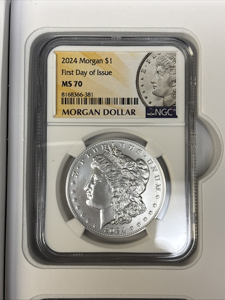2024 $1 Morgan & Peace Silver Dollar 6 Coin Set PF70 NGC | eBay