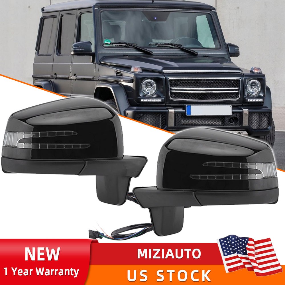 G63 Mercedes Mirrors Replacement Mirror Set G63 G500 G550 G55 G Wagon