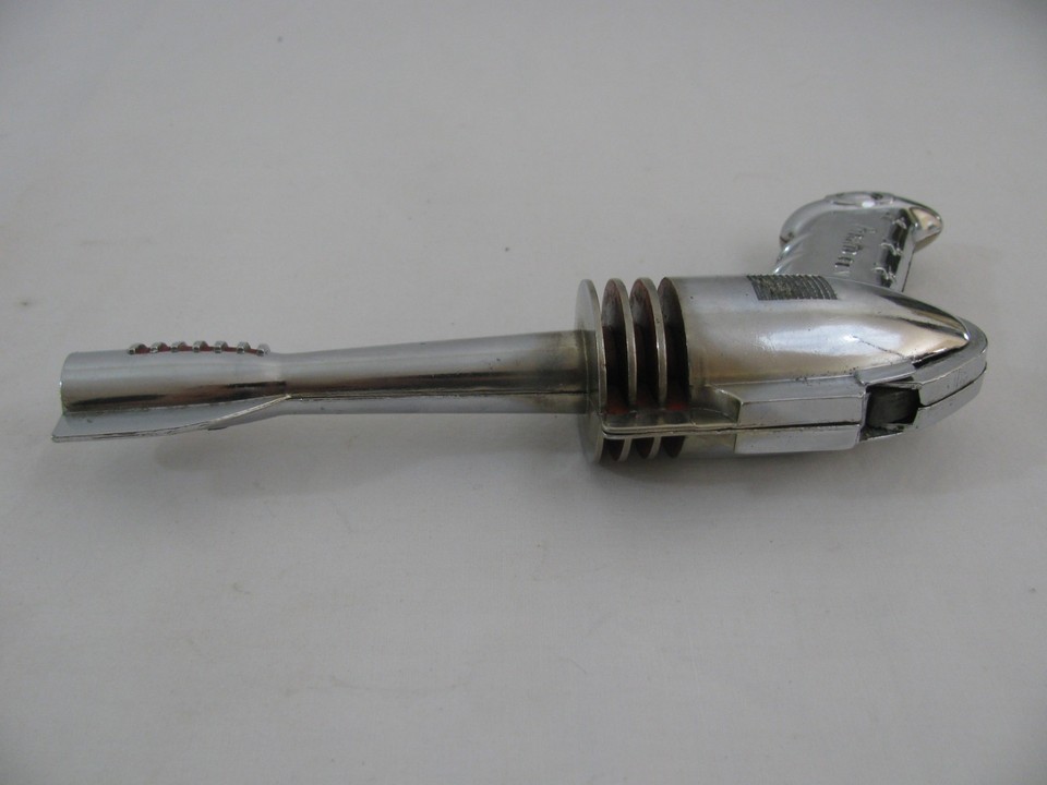 Vintage Futuristic Products Diecast Chrome Strato Cap Gun Space Ray Gun ...