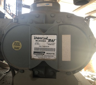 Dresser Roots 56 URAI-J Rotary Lobe Blower 740670CR | eBay