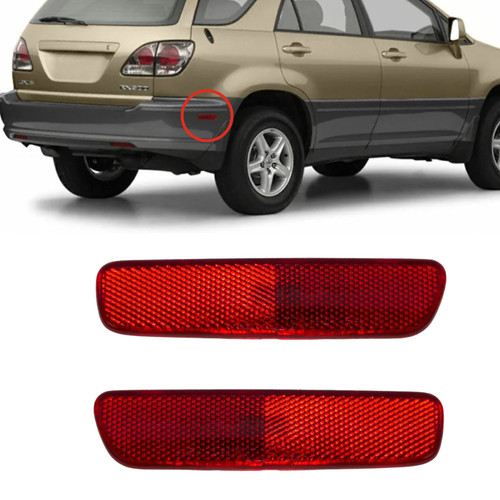 Fits 1999-2003 Lexus RX300 Pair Side Rear Marker Light CAPA LX2860101C ...