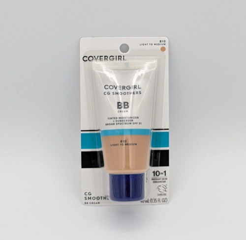 CoverGirl CG Smoothers BB Cream 810 Light To Medium w/ SPF 21 Exp 08/26 ...