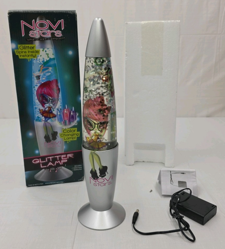 NOVI STARS LAMP COLOR CHANGING /SPINNING GLITTER ALIE LECTRIC MGA | eBay