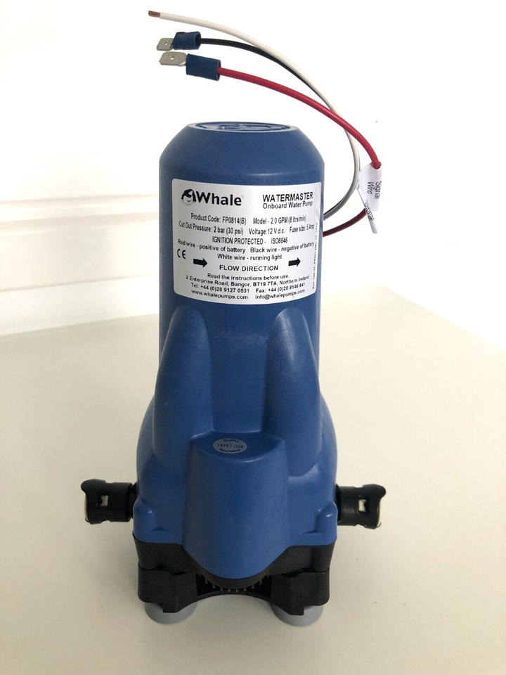 Whale FP0814 Pump UV0814 Smartflo Watermaster Water 30psi 12V Caravan ...
