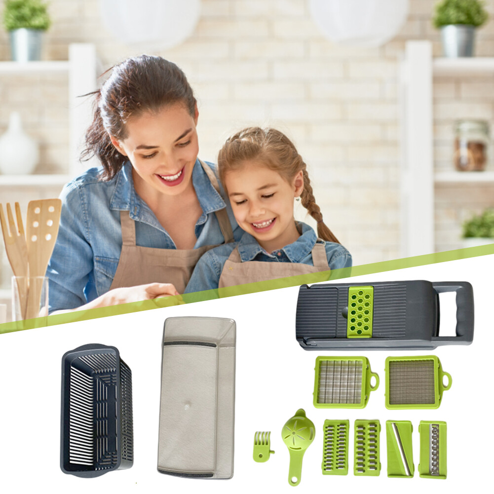 Adjustable Manual Vegetable Cutter Multifunctional Food Chopper Kitchen ...