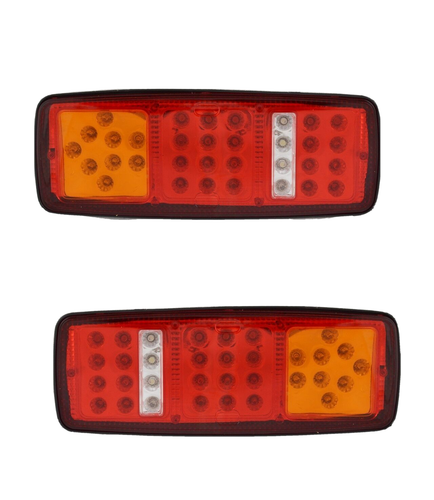 #2x 12V LED Rear Tail Lights Lamps Truck for Iveco Mercedes VW Fiat ...