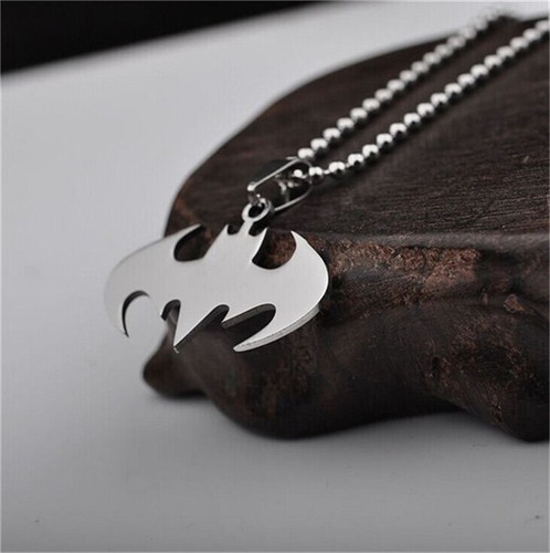 Stainless Steel Superhero Batman Charm Necklaces For Girls Women Men | eBay