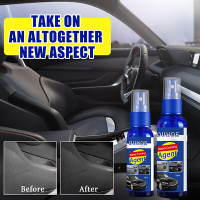 Car Plastic Parts Refurbish Agent Interior Exterior Cleaner Restorer ...
