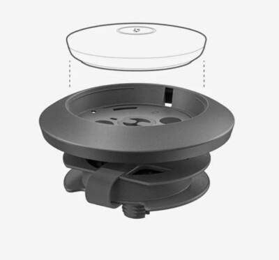 Logitech Mic Pod Mount- Graphite Color, (Mount Only) New In Box | eBay