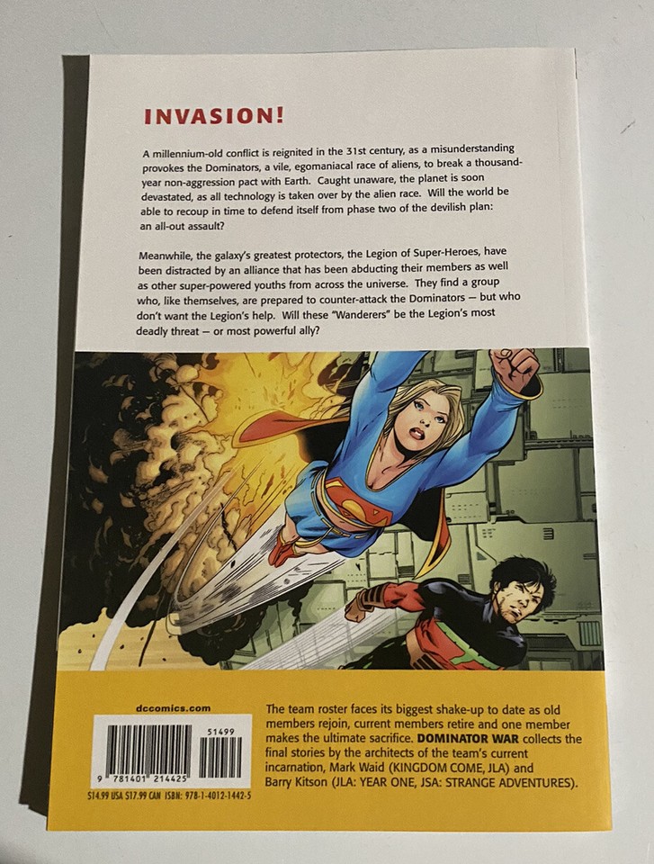 DC COMICS OOP SUPERGIRL AND THE LEGION OF SUPER-HEROES Dominator War ...