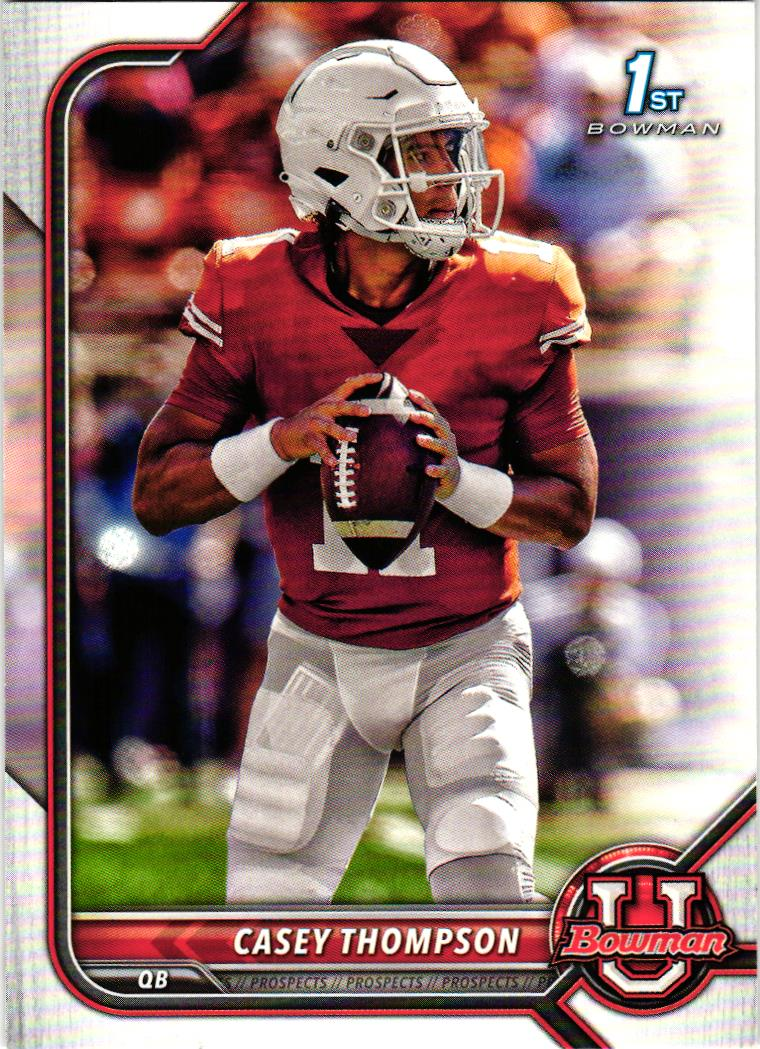 2022 Bowman 1st Edition #BPPF-59 Justice Thompson Near Mint/mint ...