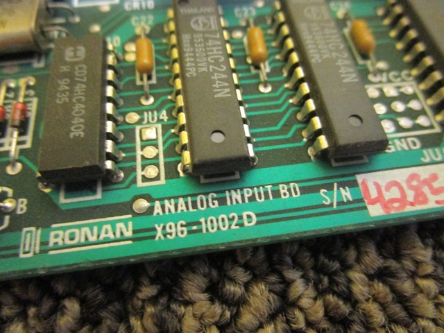 RONAN X96-1002IB-3 ANALOG INPUT CIRCUIT BOARD NO BOX* for sale online ...