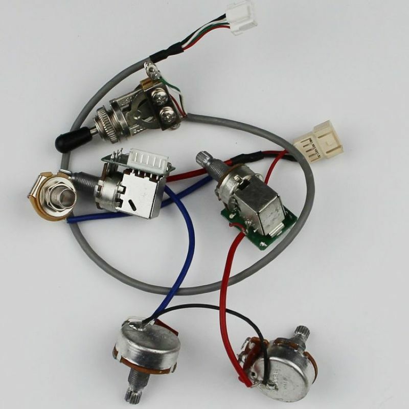 1 Set Epiphone Guitar Wiring Harness 2V2T PULL/PUSH POT Switch For SG ...