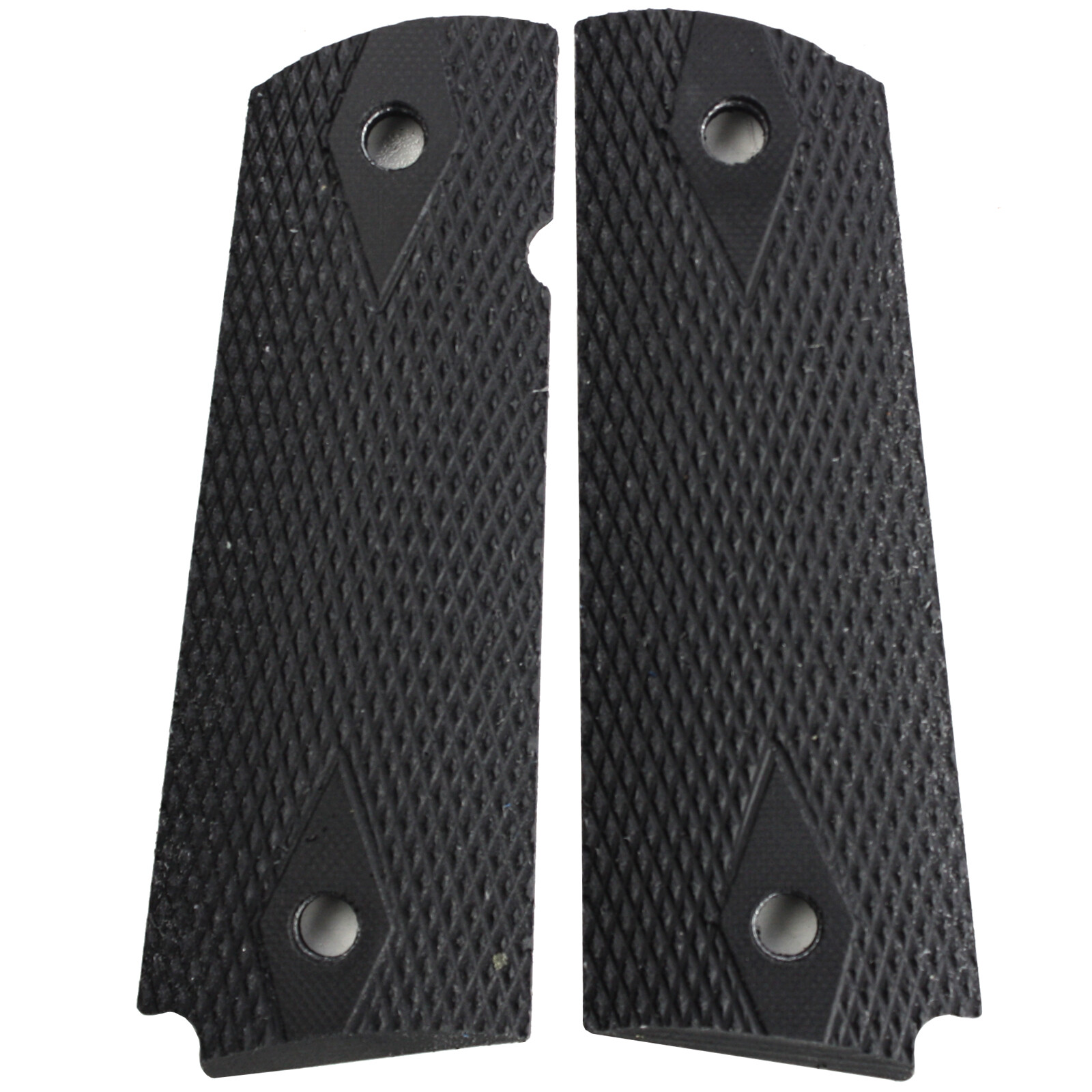 1911 Double Diamond Grips Black G10 Full Size Compact Springfield EMP ...