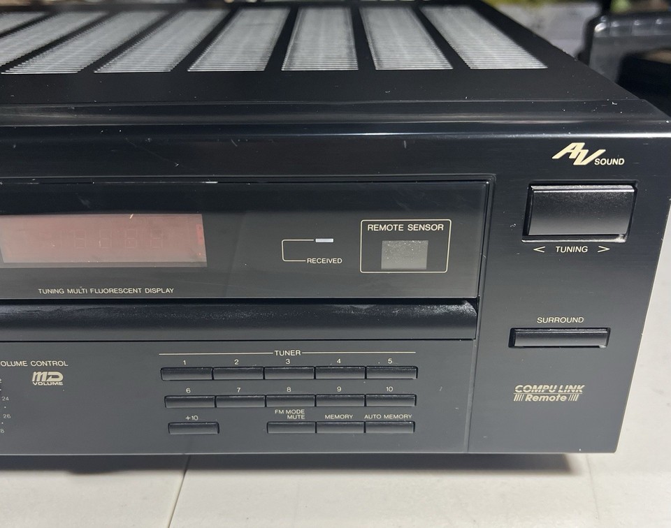 Vintage JVC FM/AM STEREO RECEIVER/Digital Synthesizer (RX-206) Tested ...