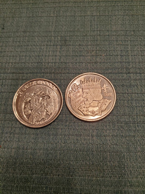 2025 Mardi Gras Krewe of Rex Silver Aluminum Doubloon | eBay