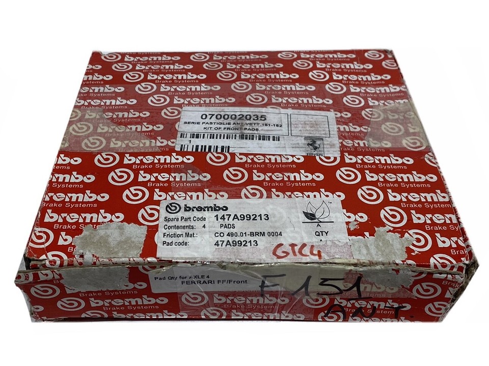 FERRARI F12 FF GTC4 vorne bremsbelag, kit of front pads 70002035 | eBay