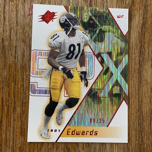 TROY EDWARDS #67 2000 SPx UPPER DECK NFL PITTSBURGH STEELERS Spectrum ...
