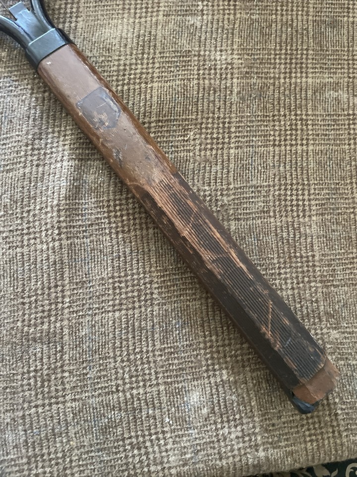 Vintage 1920s Dayton Steel Tennis Racquet Red/ Black w/ Wood Handle ...