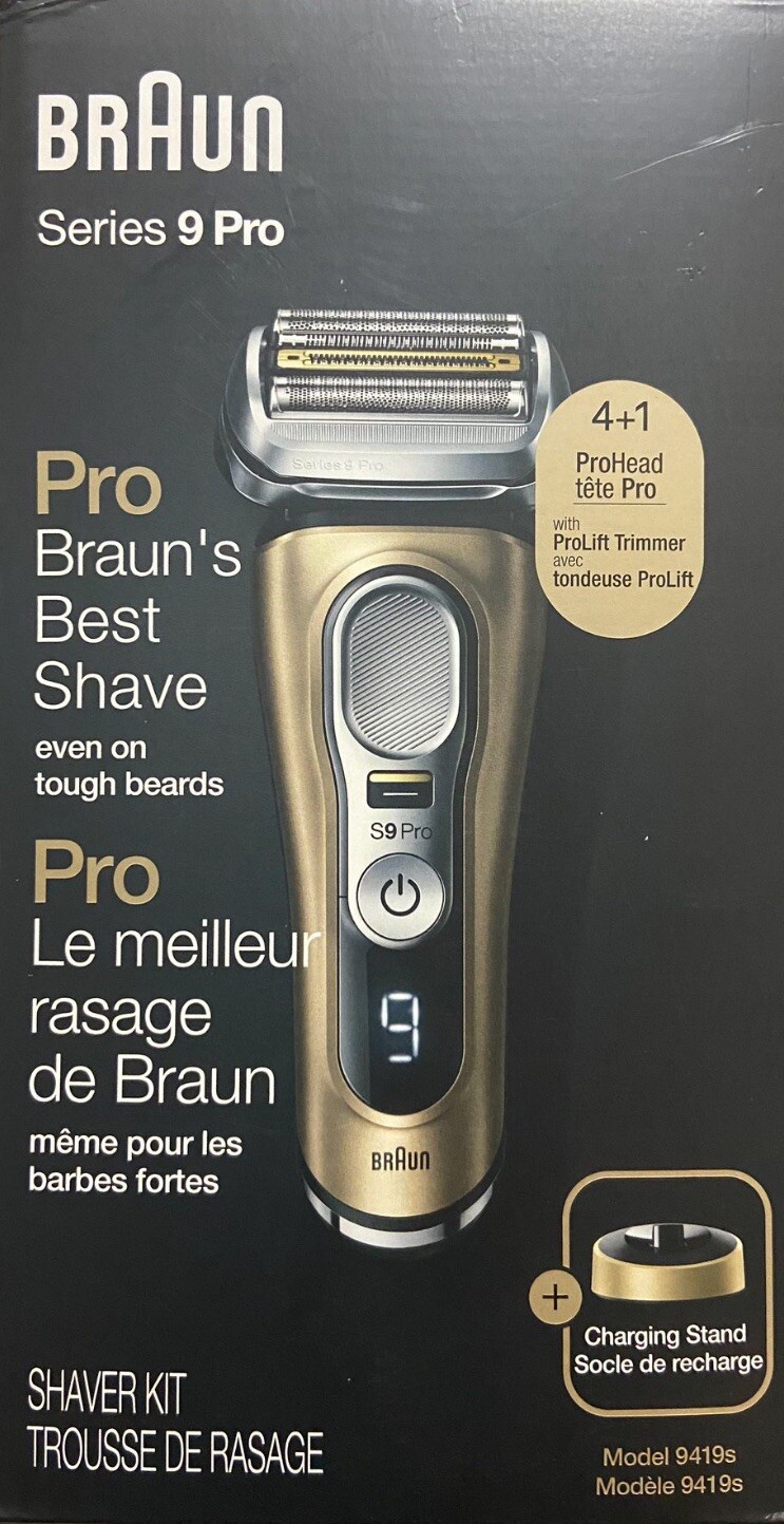 Braun Series 9 Pro 9419S Pro Wet & Dry Shaver with ProLift Beard ...