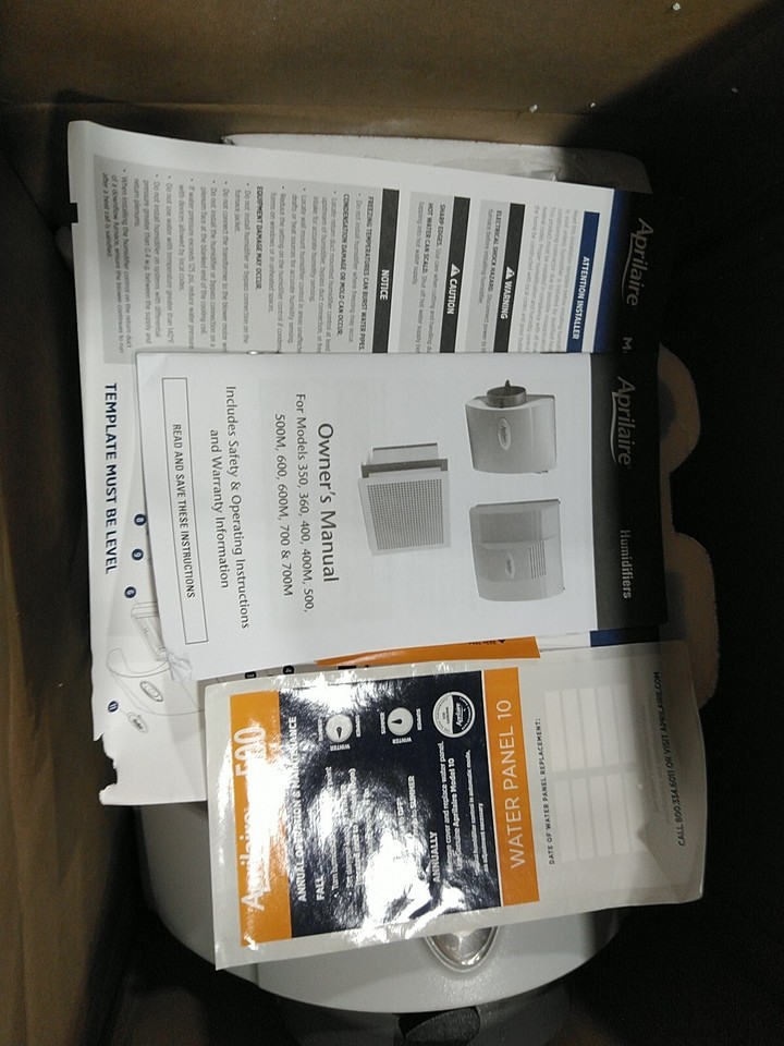 Aprilaire Whole Home Humidifier Model 500 Automatic | eBay