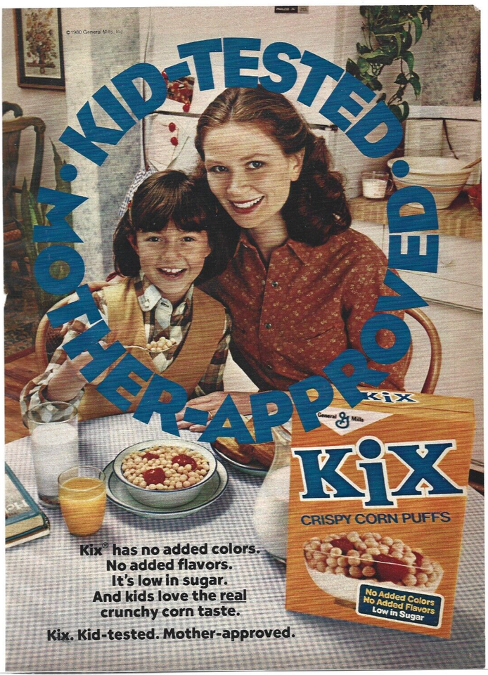 General Mills Kix Cereal Print Ad, Cereal Magazine Ad, General Mills ...