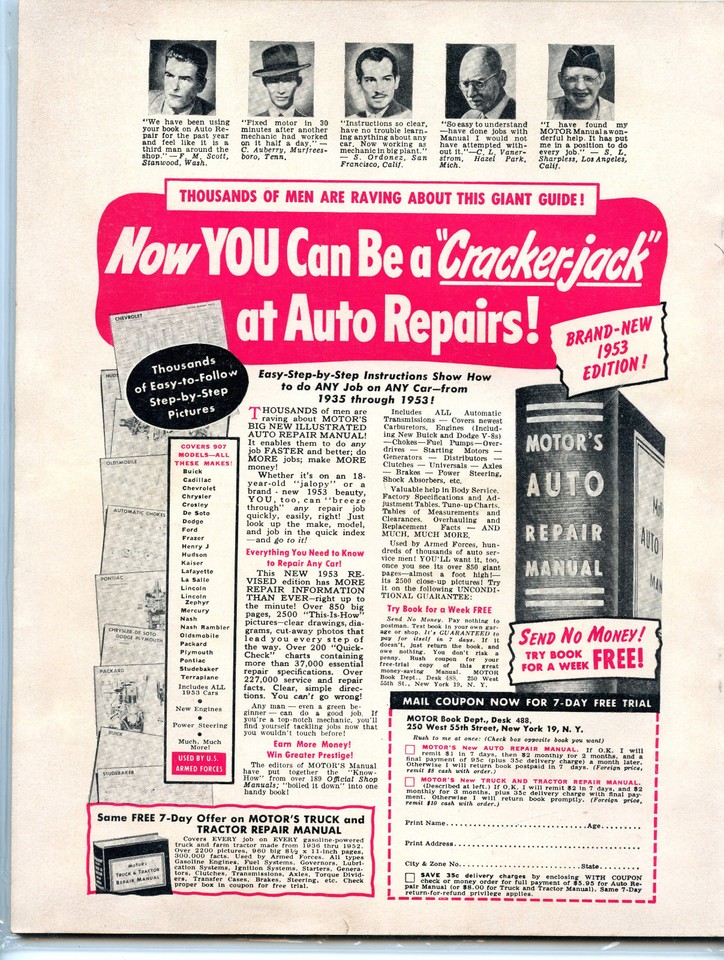 August 1953 Auto Age Magazine Karberg & Alvis Drop Head Coupe Cover | eBay