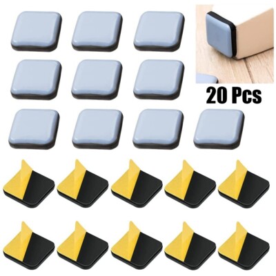 20Pcs Furniture Sliders Feet Glider For Carpet Mover Heavy Duty ...
