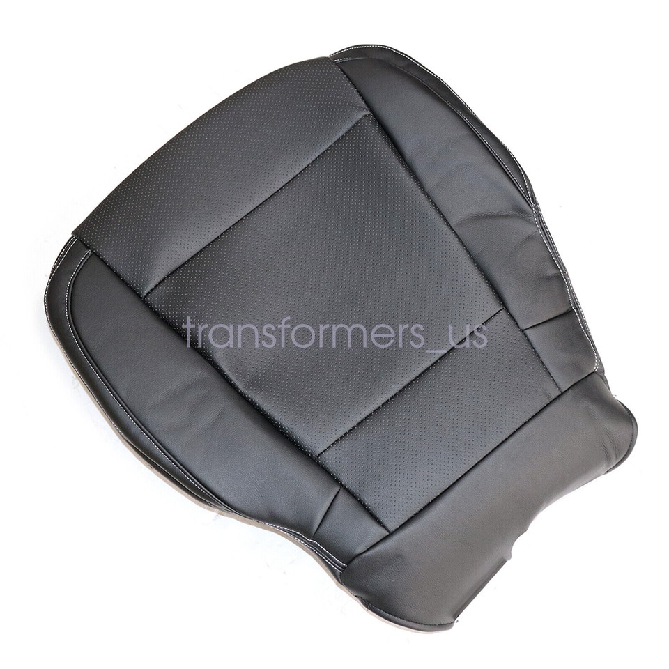 For 2015-2017 Ford F150 Lariat Front Side Bottom Top Seat Cover Black ...