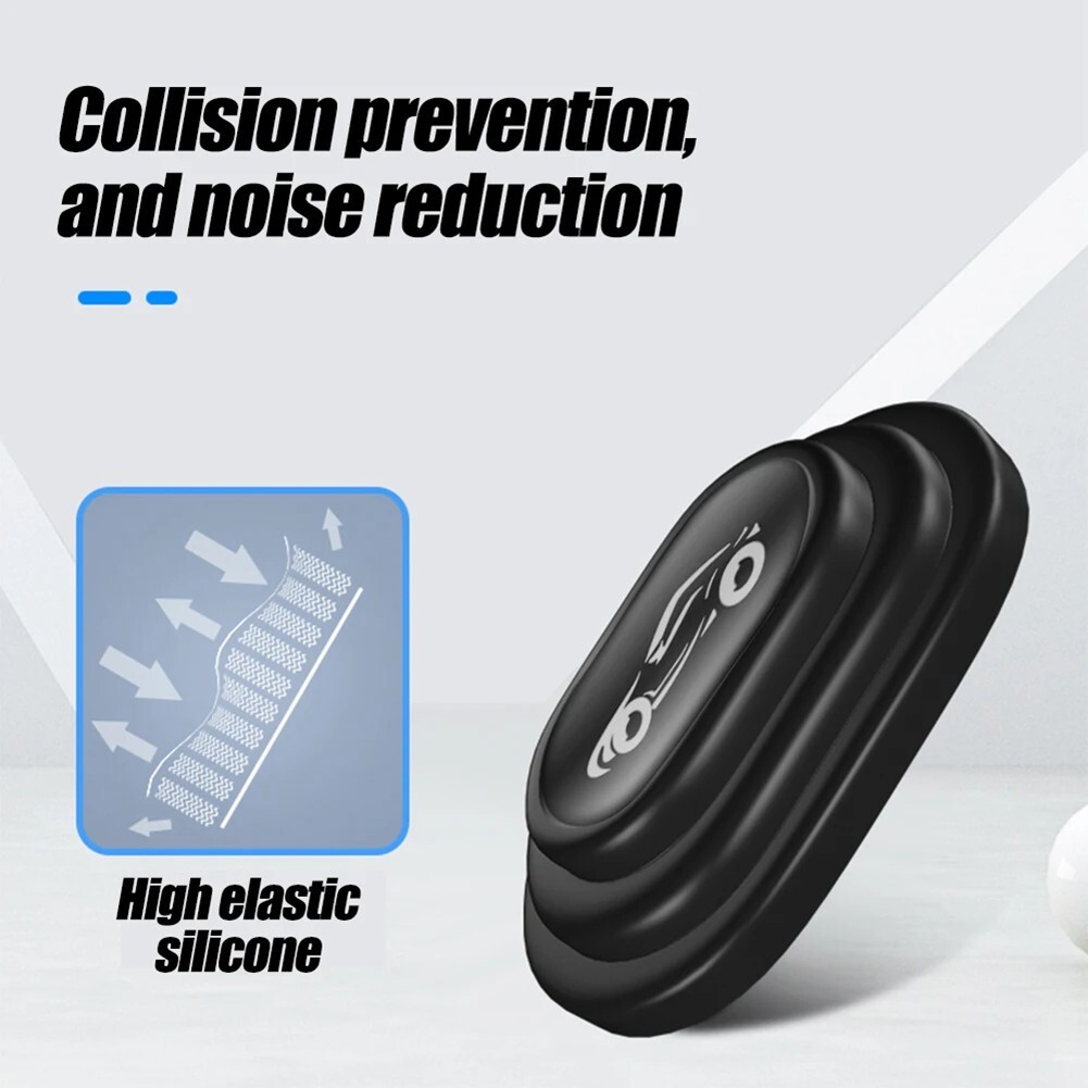 Easy to Apply Car Door Anticollision Stickers Set of 8 Silicone Buffer ...