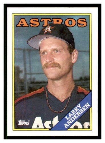 1988 Topps #342 Larry ANDERSEN Pitcher Houston Astros FREE shipping | eBay