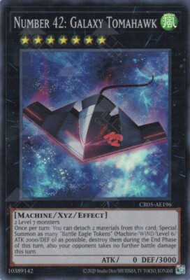 SUPER RARE NUMBER 42: GALAXY TOMAHAWK CR05-AE196 ASIAN ENGLISH | eBay