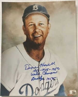 Dixie Howell (d. 1990) Signed Autographed Glossy 8x10 Photo Brooklyn ...