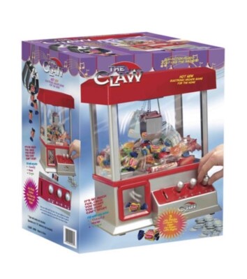 THE CLAW Candy Grabber Mini Claw Machine Kids Party Toy w Pretend Coins ...