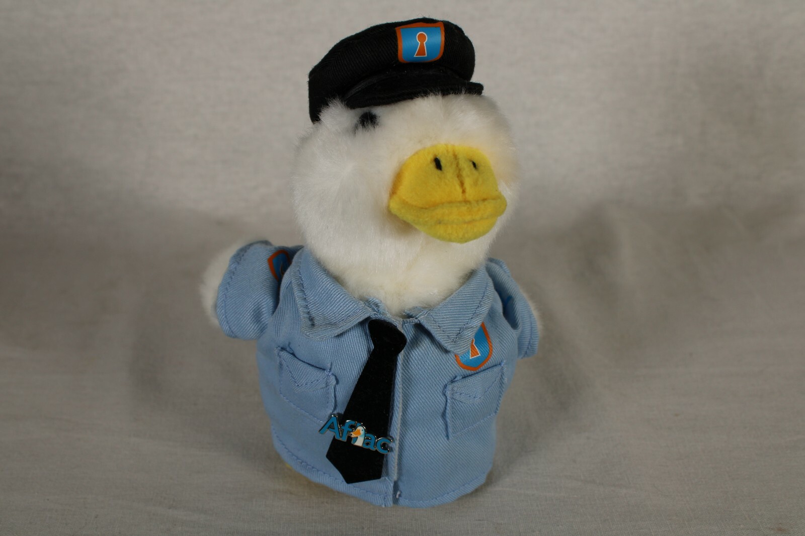6” Aflac Talking Plush Security Guard Duck Working Insurance Uniform ...
