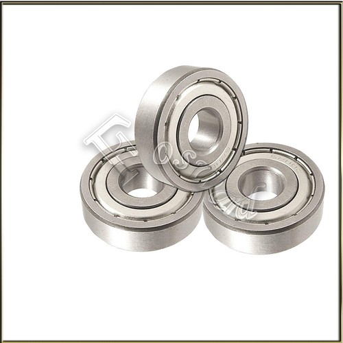 Deep Groove Ball Bearings Double Shielded Steel ZZ Shielded Bearing ...