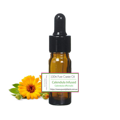 Organic Calendula Oil Infused in Almond Oil for Face Skin Care Cold ...