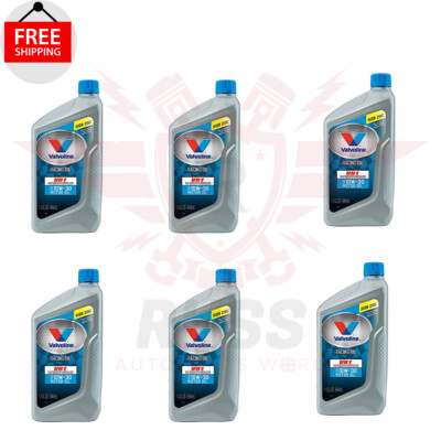 New Valvoline VR1 Racing Oil, 10W-30, 6 Quart 822388 | eBay