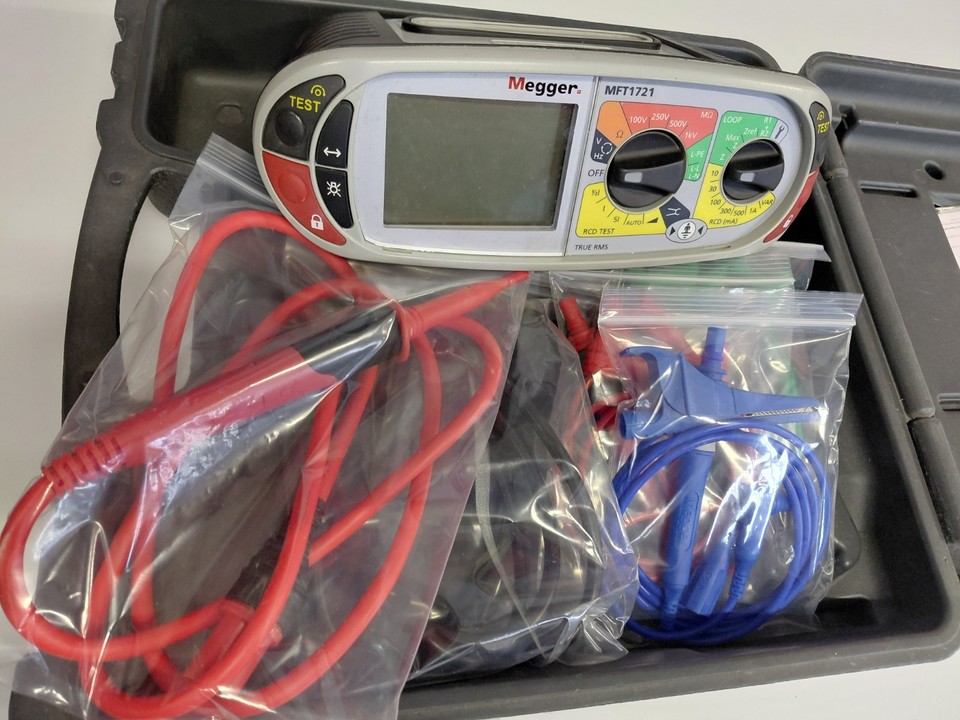 Megger mft 1721 Multifunction Tester With Leads And 12mth CAL great ...