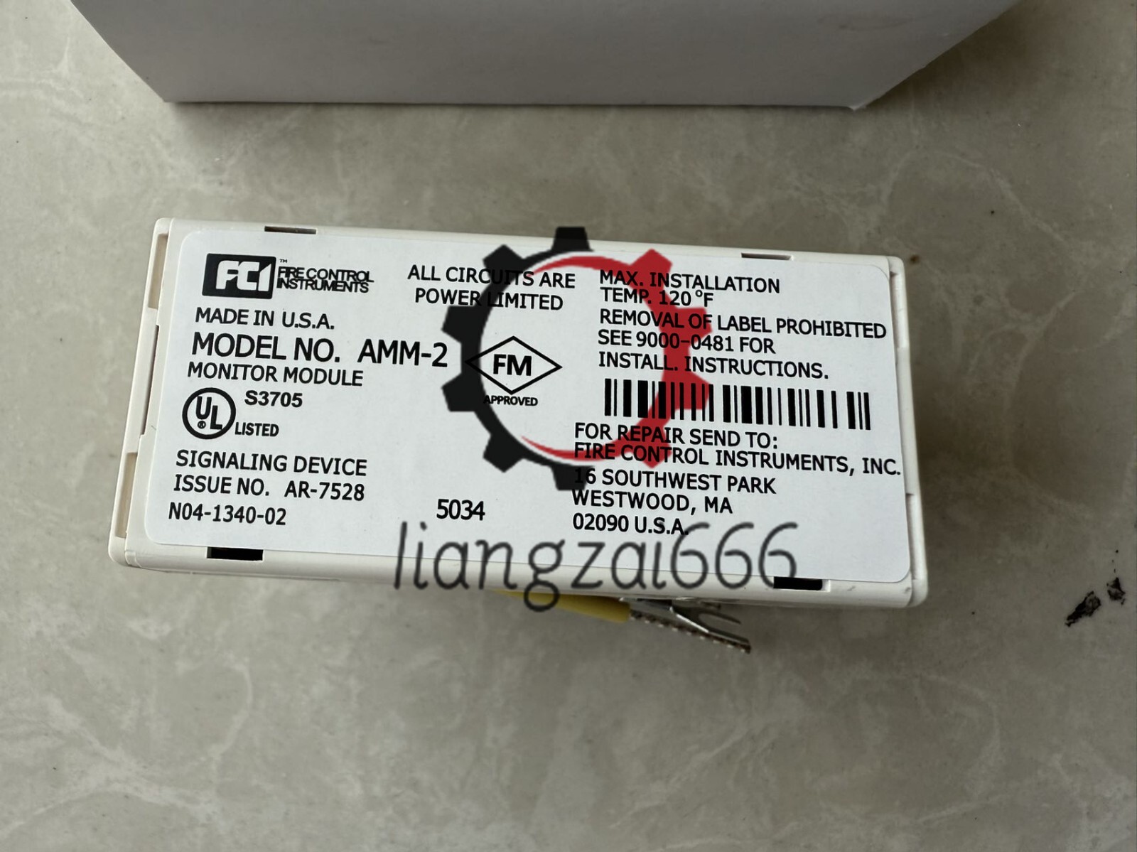 New Gamewell-FCI AMM-2 Fire Alarm Monitor Module FREE FAST SHIPPING | eBay