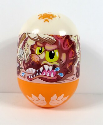 Mighty Beanz Series 1 Orange Triceratops Capsule Figure NEW | eBay
