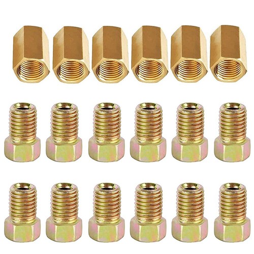 New Practical Brake Pipe Fitting Nuts 18pcs/set 3/8in Brake Line Parts ...