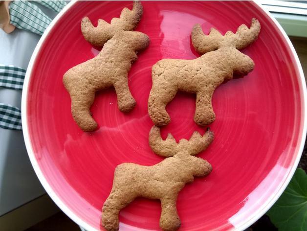 Moose Reindeer Cookie Pastry Biscuit Cutter Icing Fondant Baking Clay ...